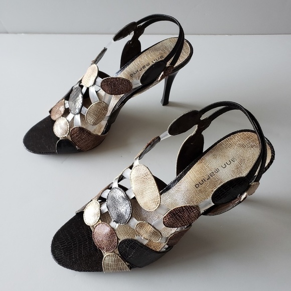 Ann Marina | Shoes | Ann Marina Brown Slingback Shoes | Poshmark